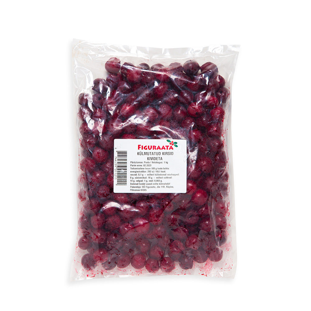 Külmutatud kirsid (kivideta) 1 kg – Figuraata OÜ